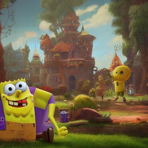 SpongeBob Earth 0.-11 - AI Generated Artwork - NightCafe Creator