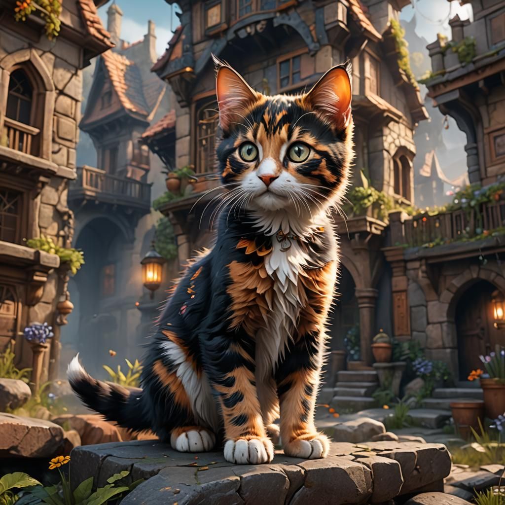 calico kitten - AI Generated Artwork - NightCafe Creator