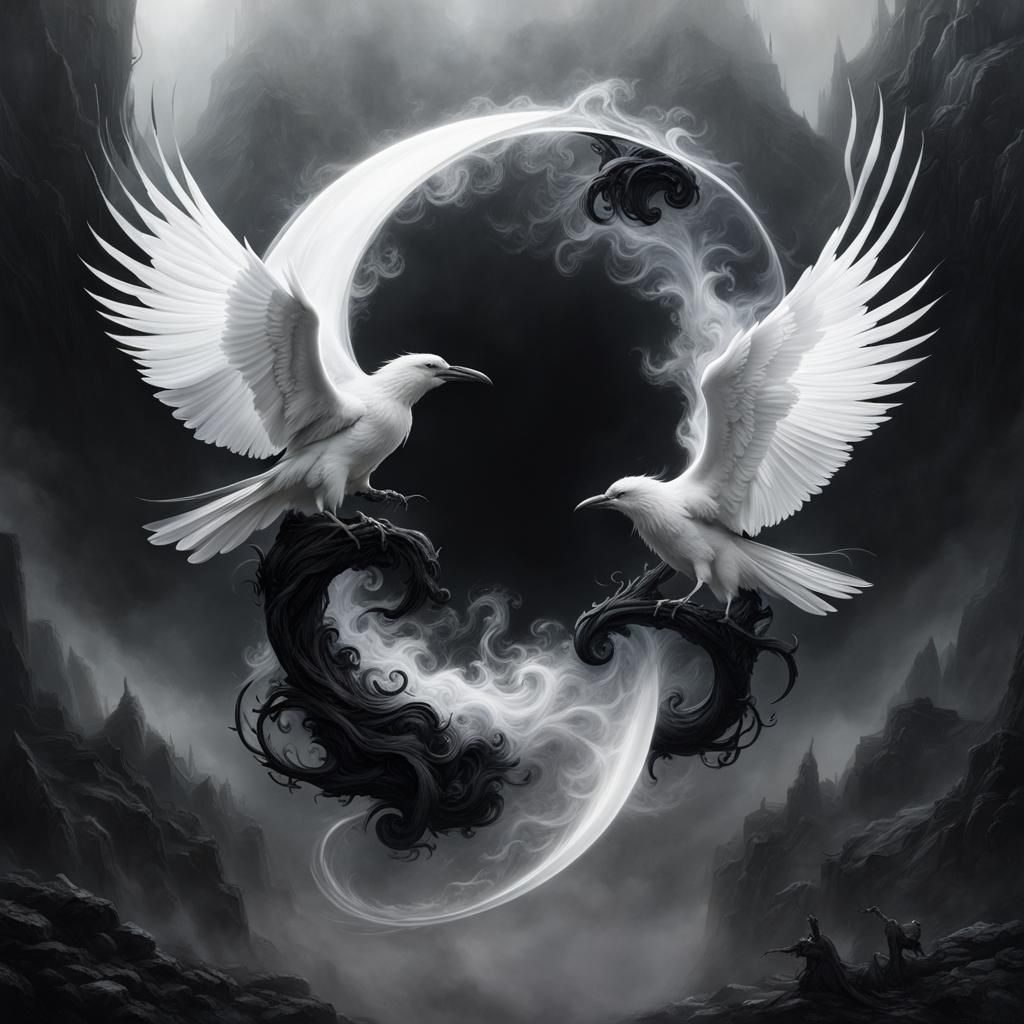 CROW ANCESTRY 2 ECLIPSE - AI Generated Artwork - NightCafe Creator