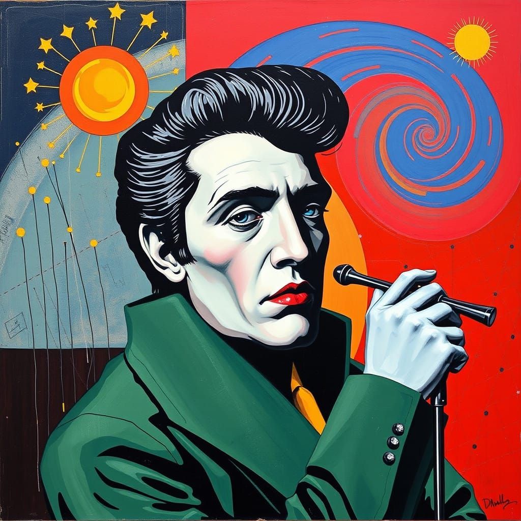 Avant-Garde Portraits of Famous Artists in Abstrac... - AI Art