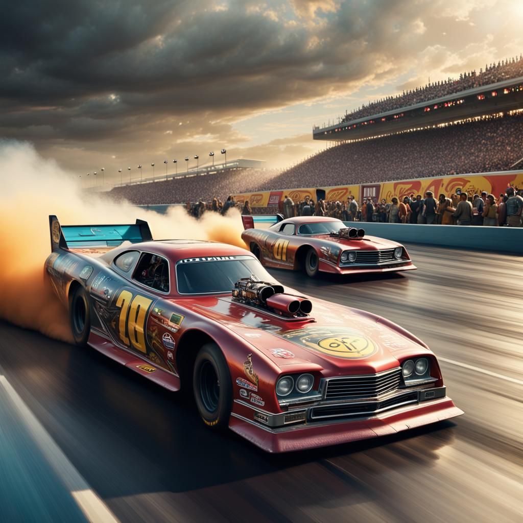 The drag strip - AI Generated Artwork - NightCafe Creator