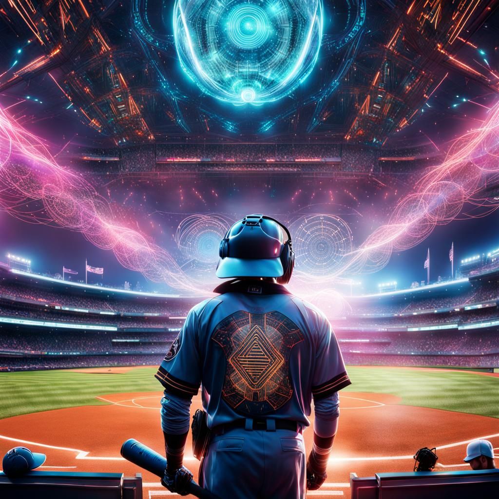 Intergalactic Baseball Game - AI Generated Artwork - NightCafe Creator