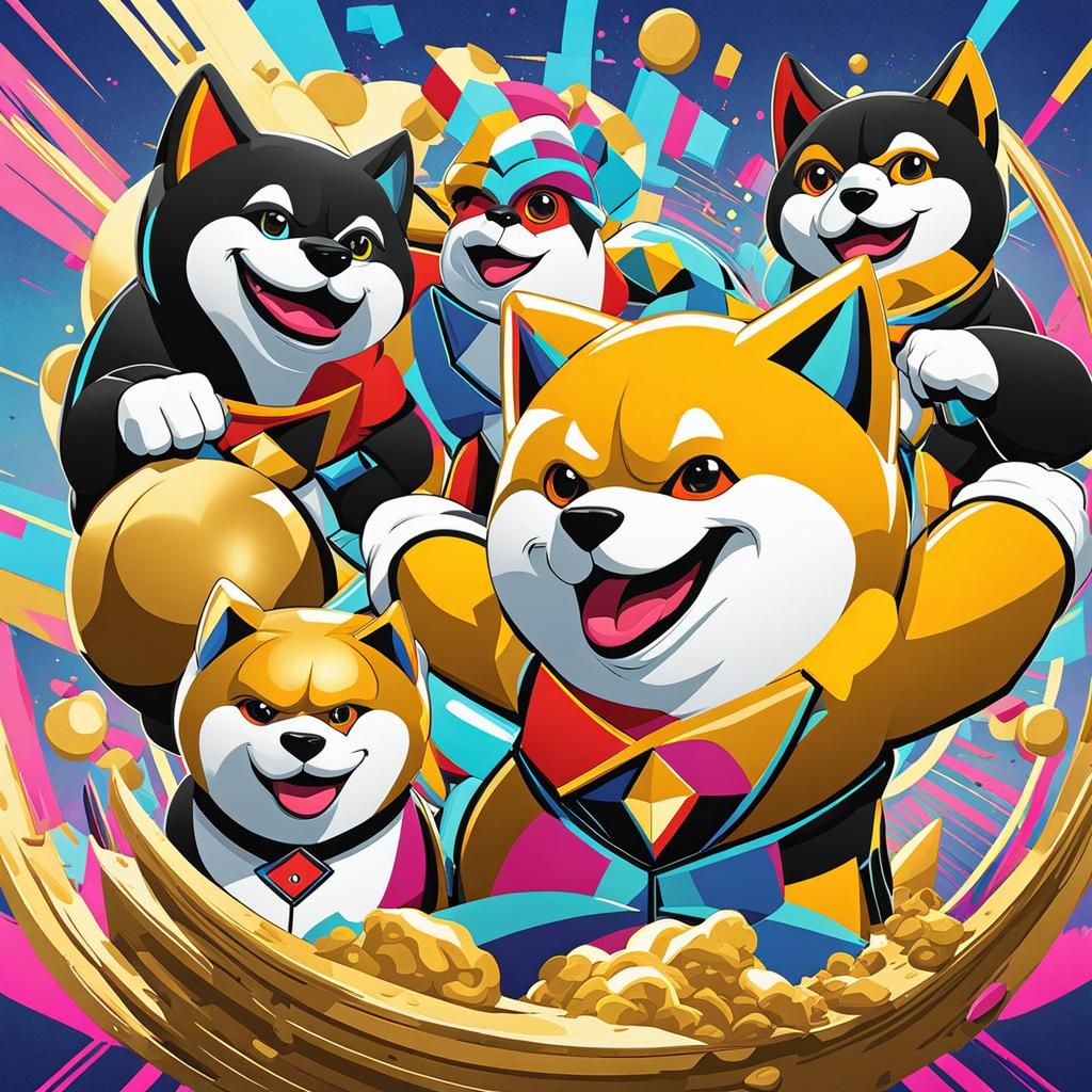 Doggy Coin Rumble - AI Generated Artwork - NightCafe Creator