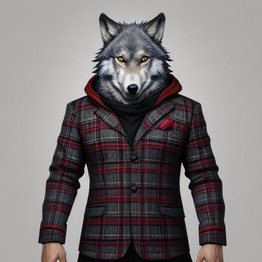 dapper wolf - AI Generated Artwork - NightCafe Creator