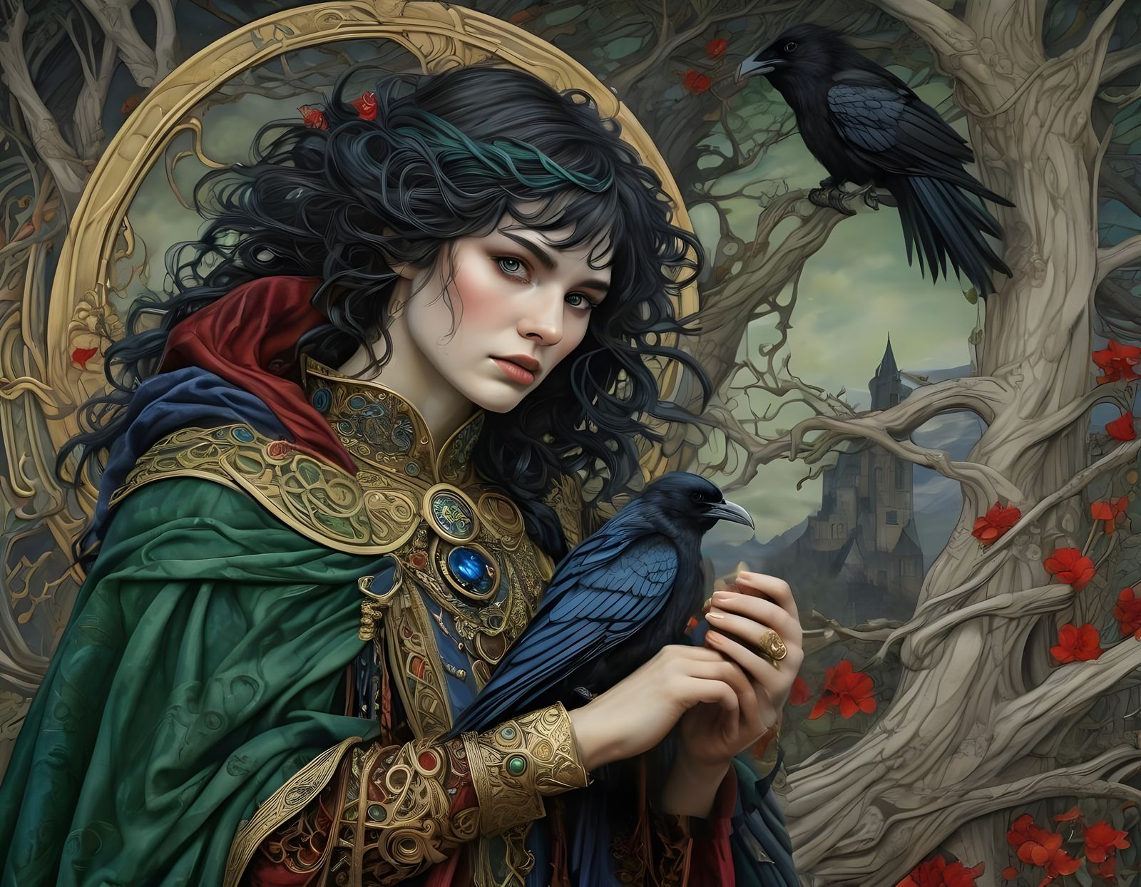 Morrigan - Daily challenge #750 - NightCafe Creator