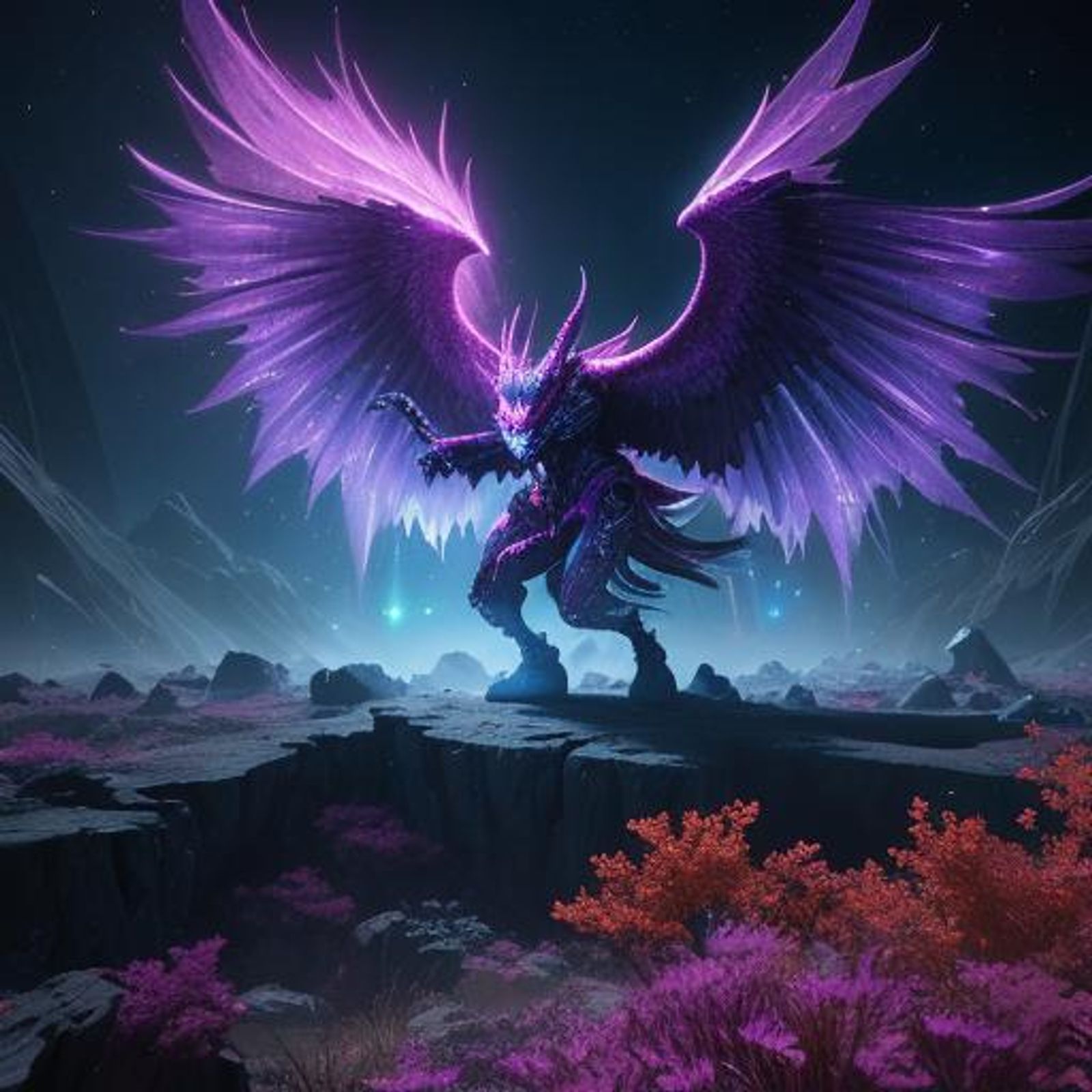 evil dimension alien creature. - AI Generated Artwork - NightCafe Creator