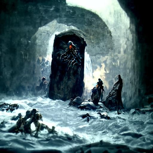 Ghost guarding the Underworld - AI Generated Artwork - NightCafe Creator