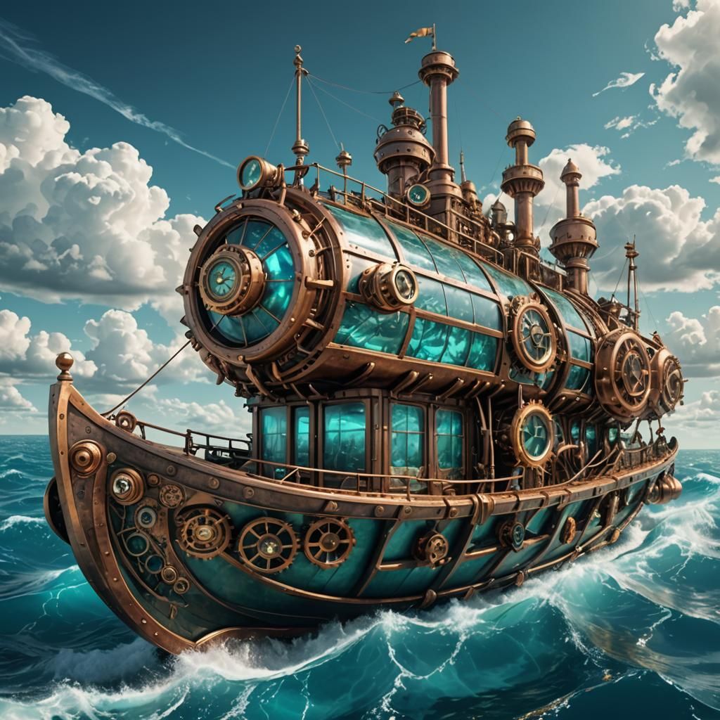 Unconventional Boat - AI Generated Artwork - NightCafe Creator