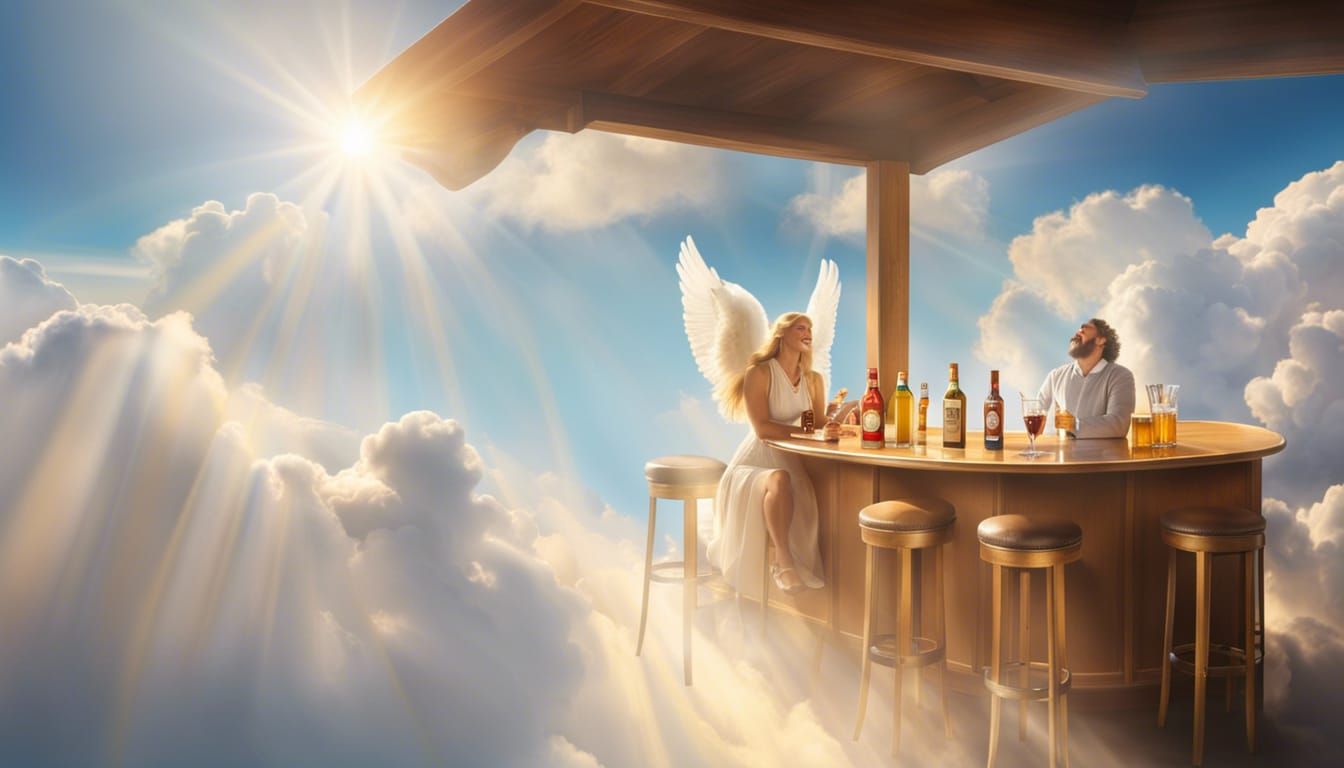 He may be dead but the angel is making his transition fun - AI ...