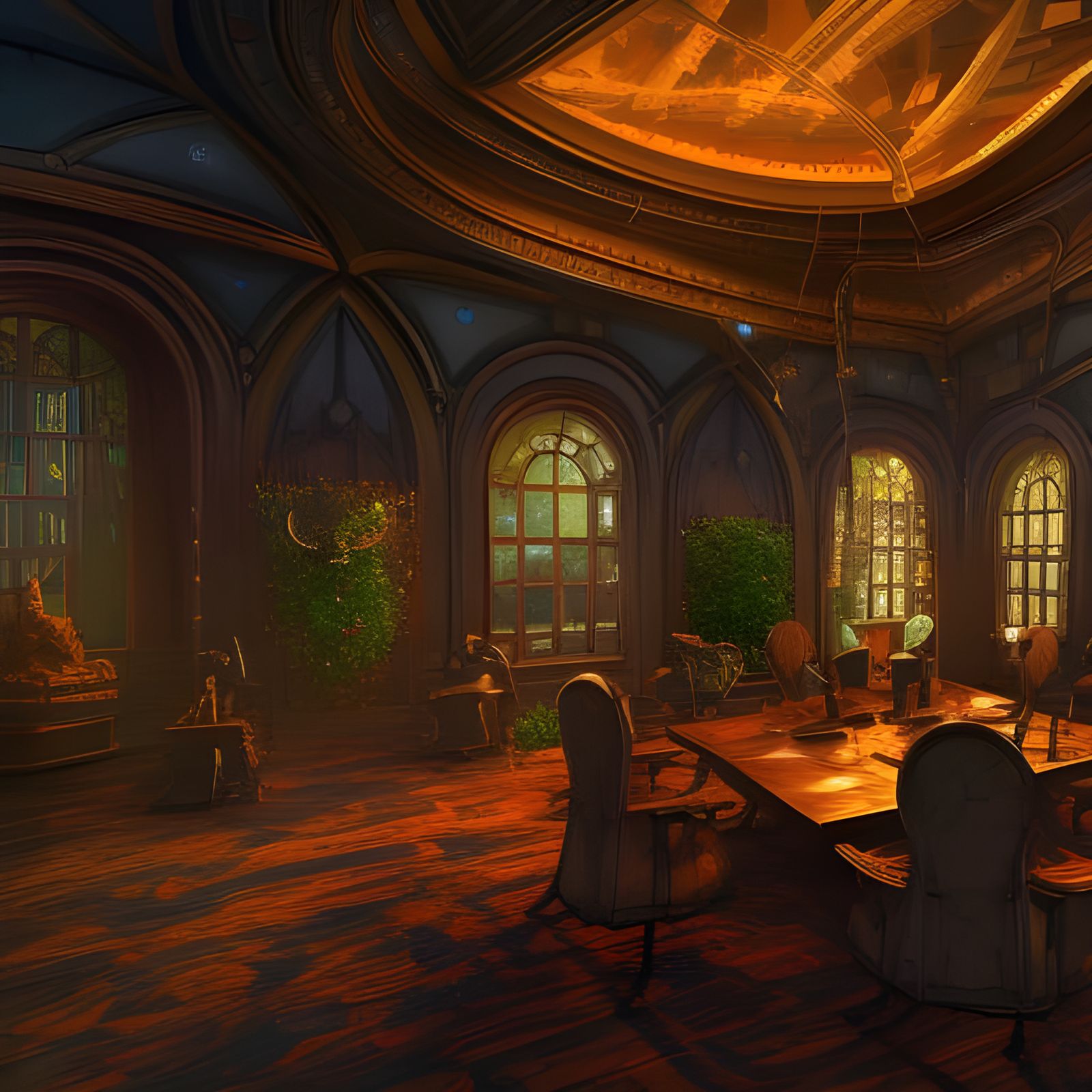 fantasy boardroom - AI Generated Artwork - NightCafe Creator