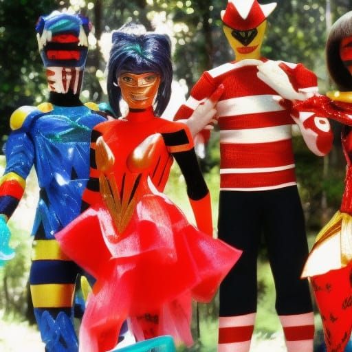 Freddy Krueger Power Rangers - AI Generated Artwork - NightCafe Creator