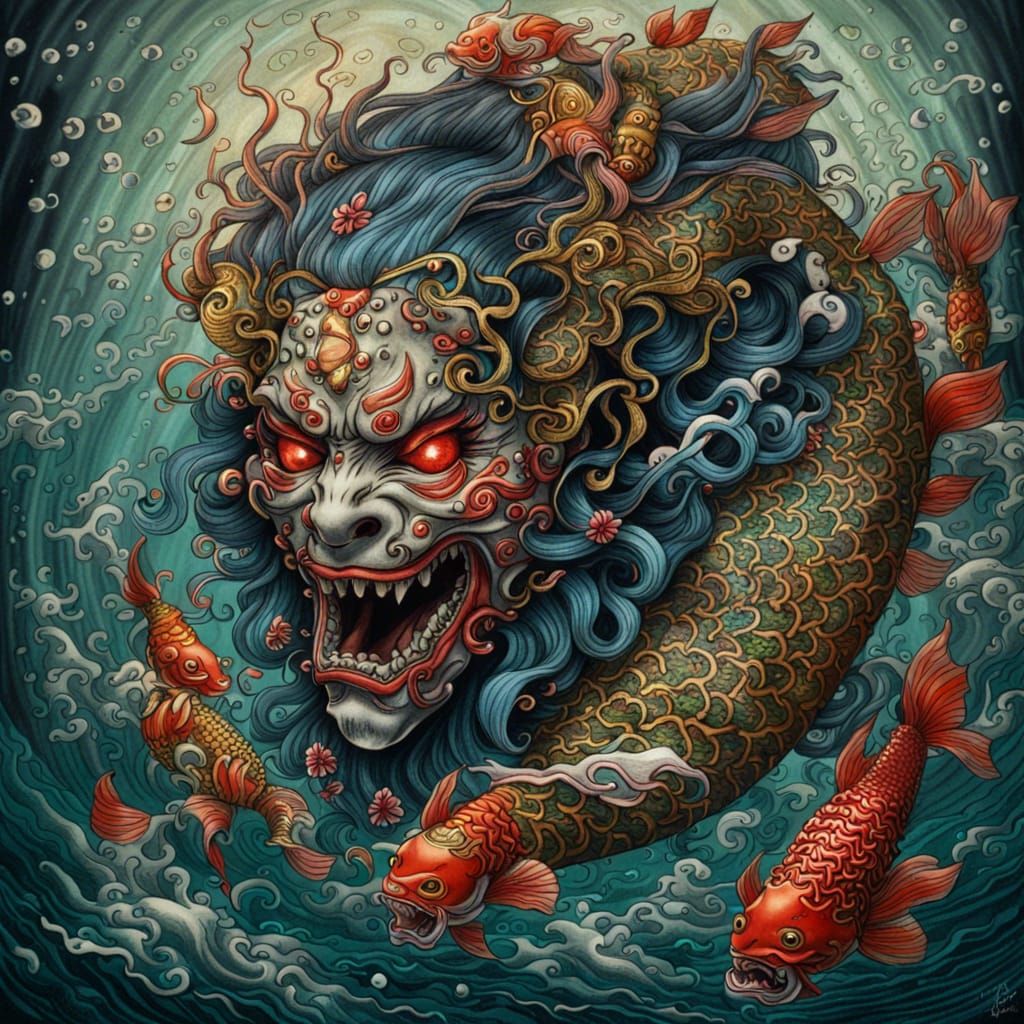 Sea Demon - AI Generated Artwork - NightCafe Creator