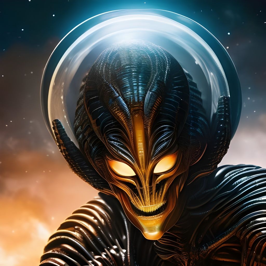 Friendly alien - AI Generated Artwork - NightCafe Creator