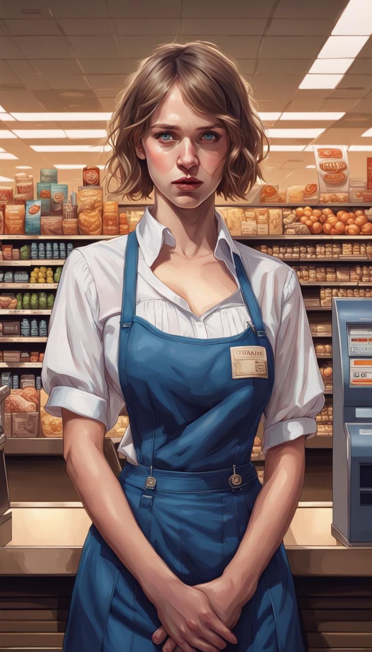 Unexpected Item in Bagging Area - AI Generated Artwork - NightCafe Creator