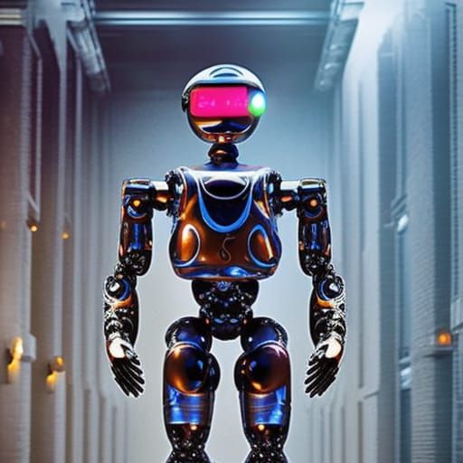 Humanoid Robot - AI Generated Artwork - NightCafe Creator