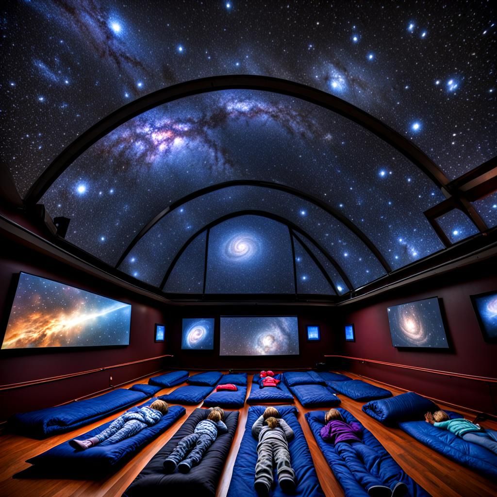 Overnight @ The Observatory - AI Generated Artwork - NightCafe Creator