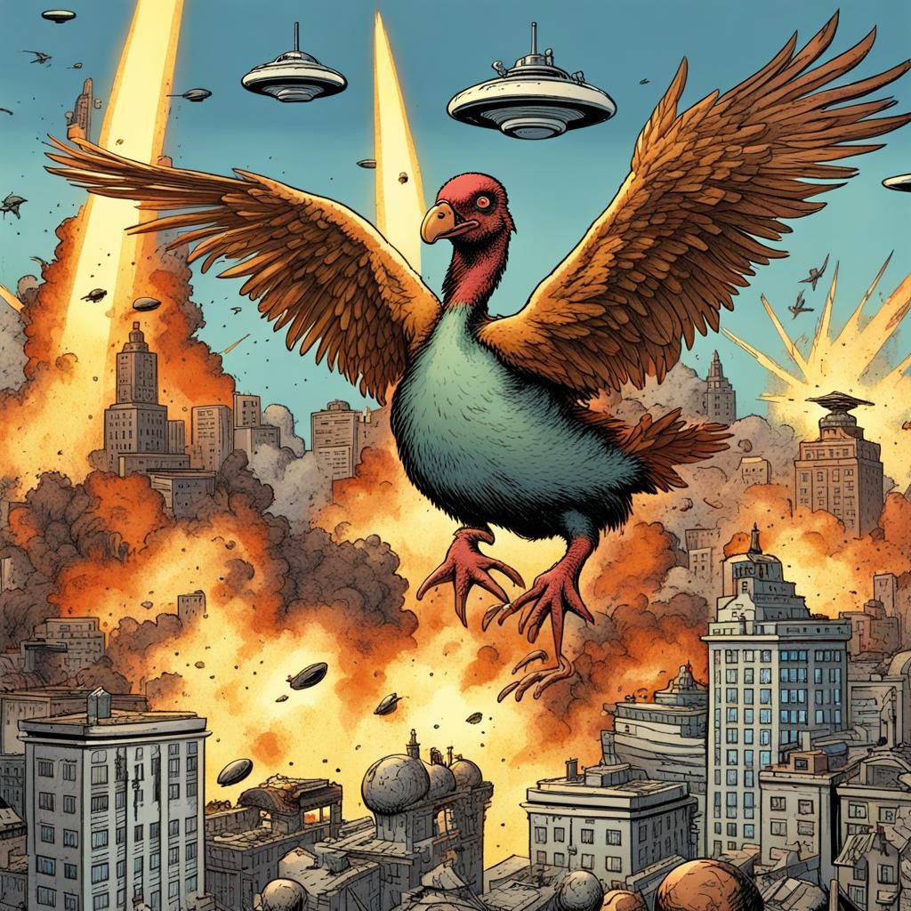 the bird of doom - AI Generated Artwork - NightCafe Creator