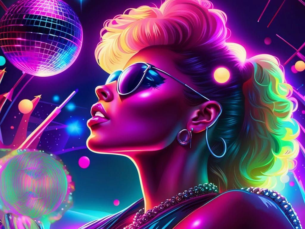 80s - AI Generated Artwork - NightCafe Creator