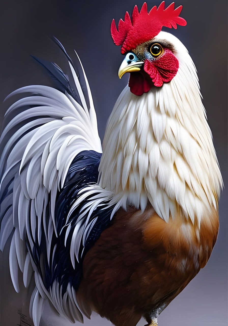 Magnificent Rooster - AI Generated Artwork - NightCafe Creator