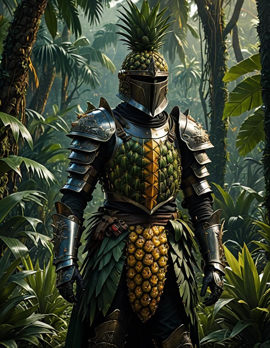 A pineapple knight - AI Generated Artwork - NightCafe Creator