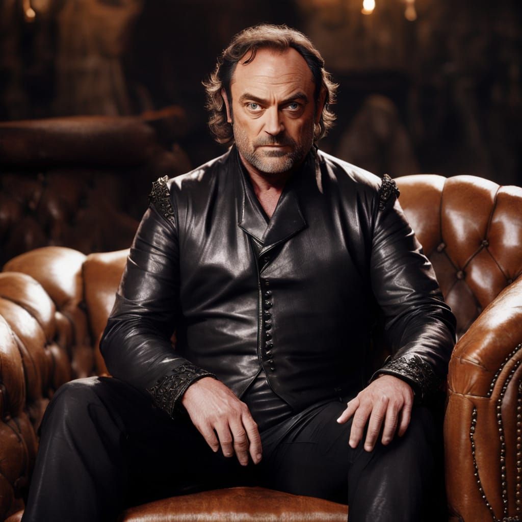 Crowley King of Hell in Medieval Regalia - AI Art