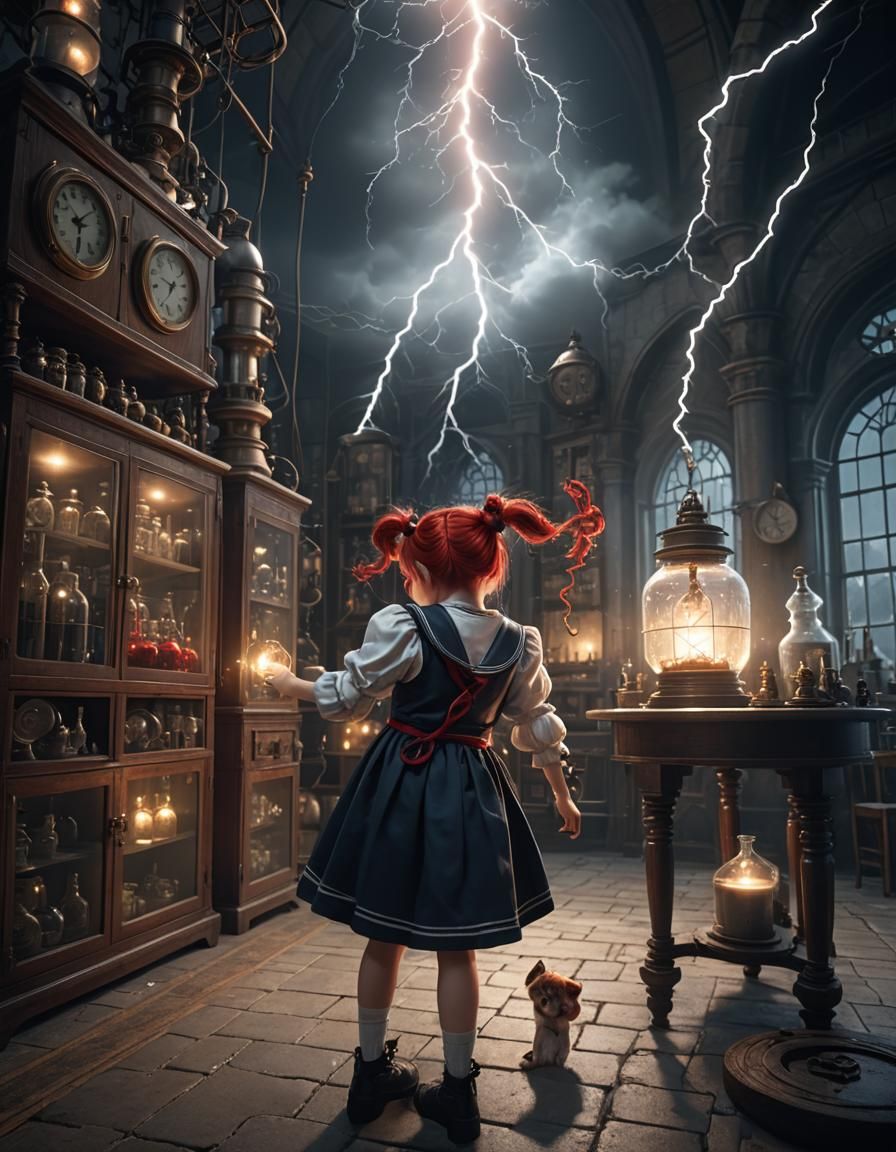 "The Littlest Mad Scientist" : Epic - AI Generated Artwork - NightCafe ...