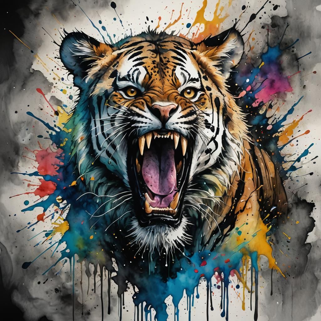 Wild Splash - AI Generated Artwork - NightCafe Creator