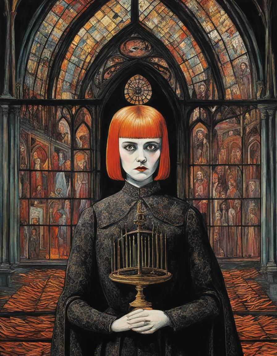 wednesday addams with striking haircut casts ice and fire in the midst ...