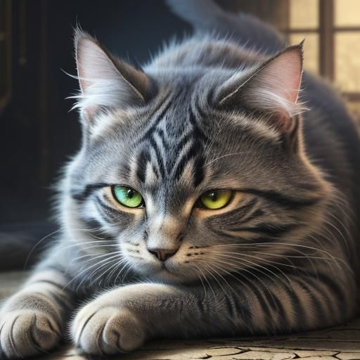 floof cat - AI Generated Artwork - NightCafe Creator