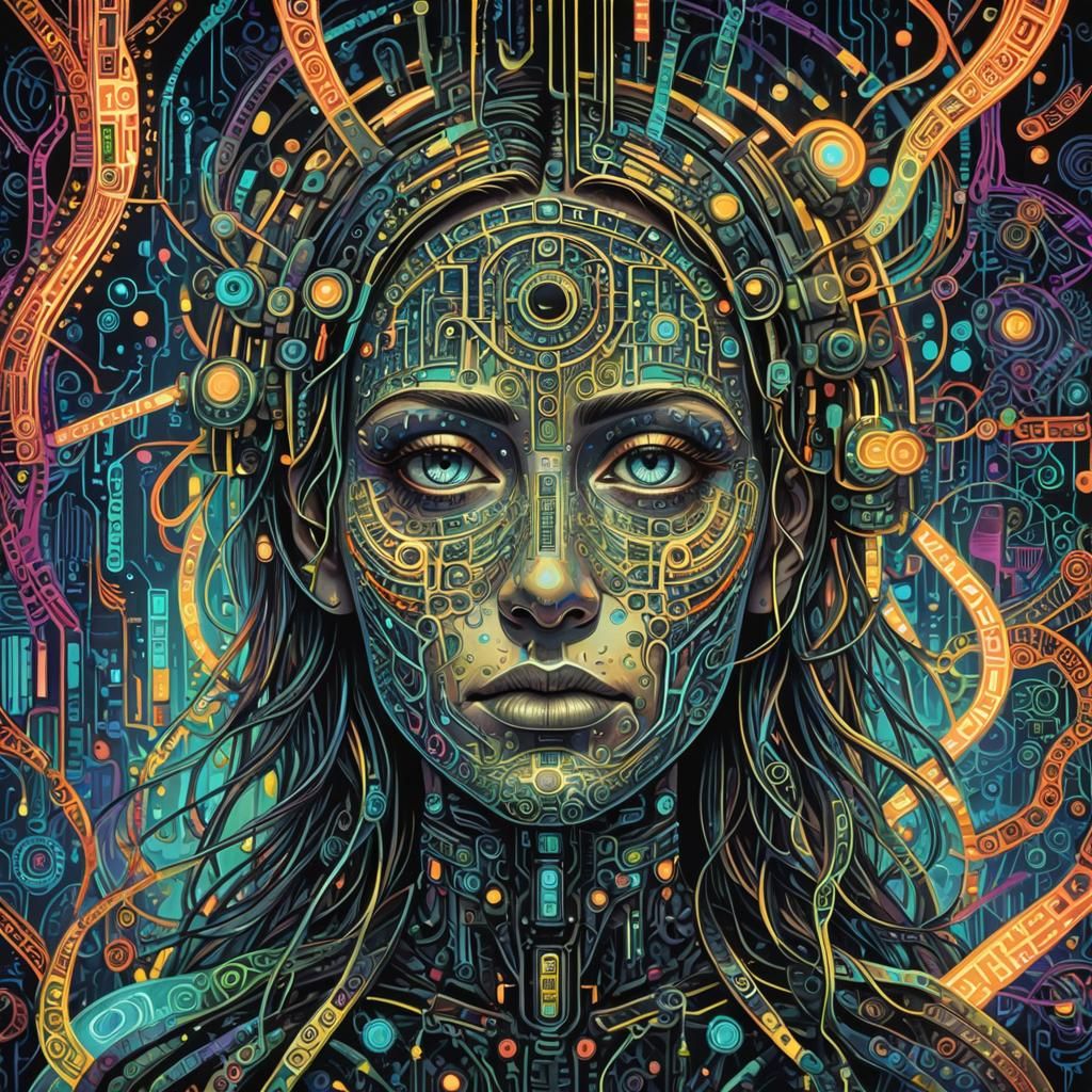 Binary Code Dream Ai Generated Artwork Nightcafe Creator
