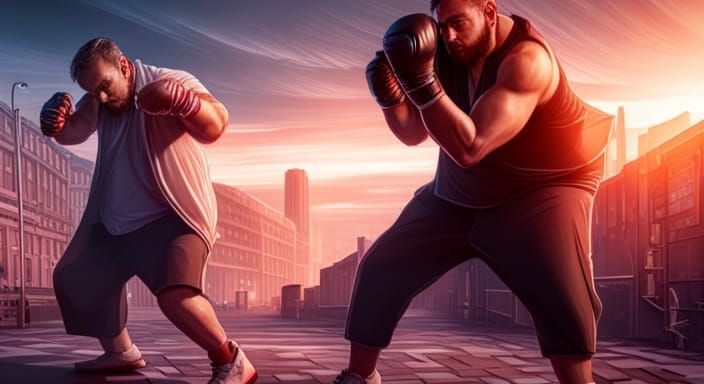 Urban Boxing - AI Generated Artwork - NightCafe Creator