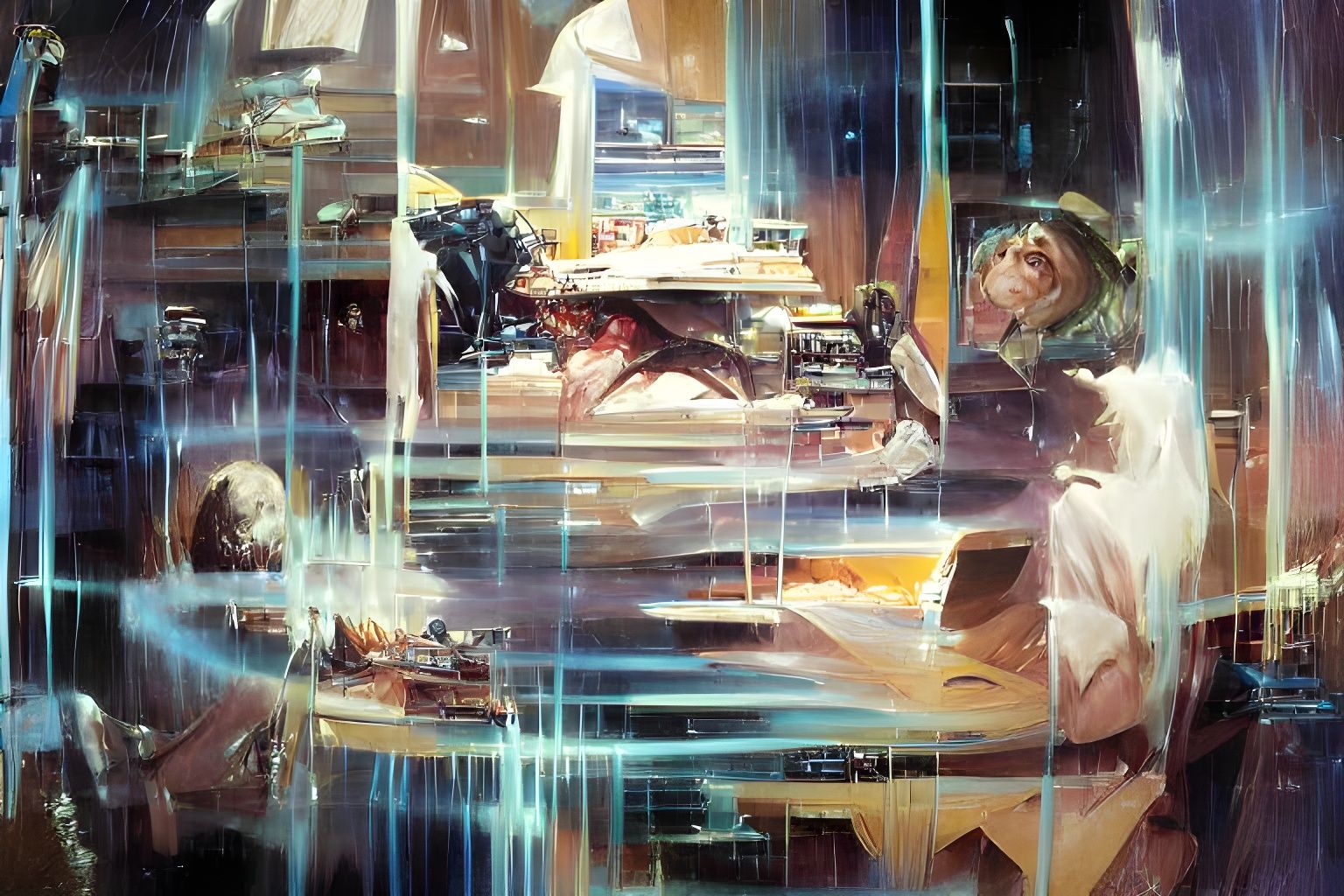 disco at the panic attack - AI Generated Artwork - NightCafe Creator