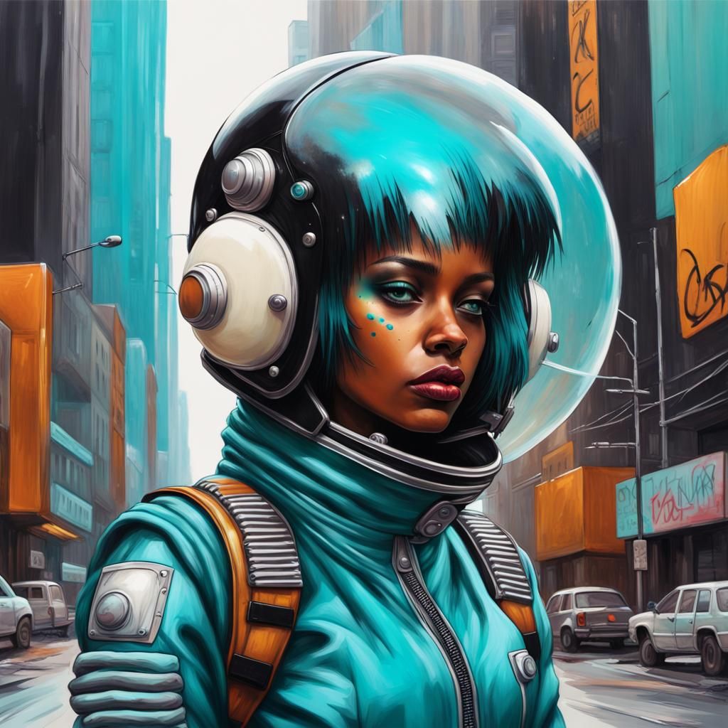 teal death do us part - AI Generated Artwork - NightCafe Creator