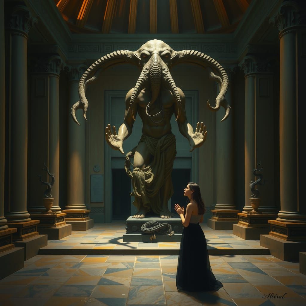 An Unholy Ritual - AI Generated Artwork - NightCafe Creator