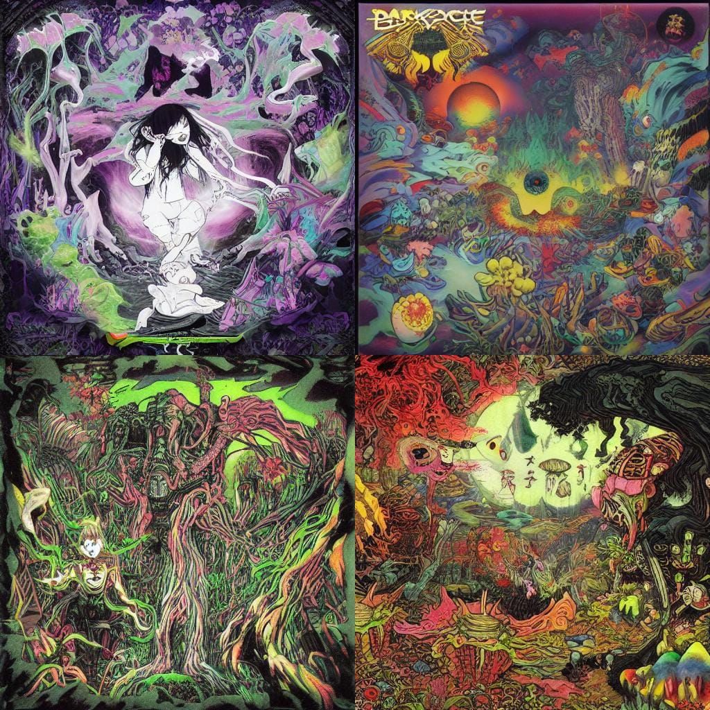 dark japanese abyss weirdcore - AI Generated Artwork - NightCafe Creator