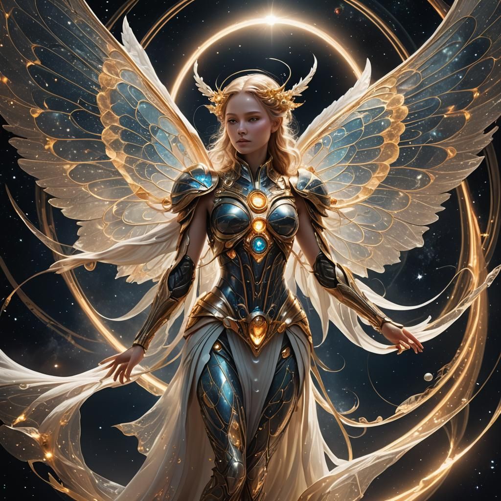 Space angel III - AI Generated Artwork - NightCafe Creator