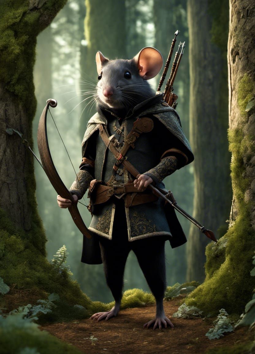 Rattigan- Hero of the Cheesehold forest - AI Generated Artwork ...