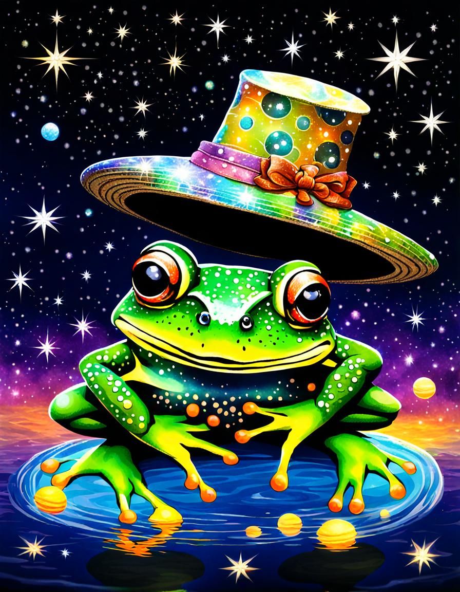 Lady frog - AI Generated Artwork - NightCafe Creator
