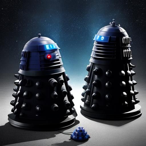 Dalek Family - AI Generated Artwork - NightCafe Creator