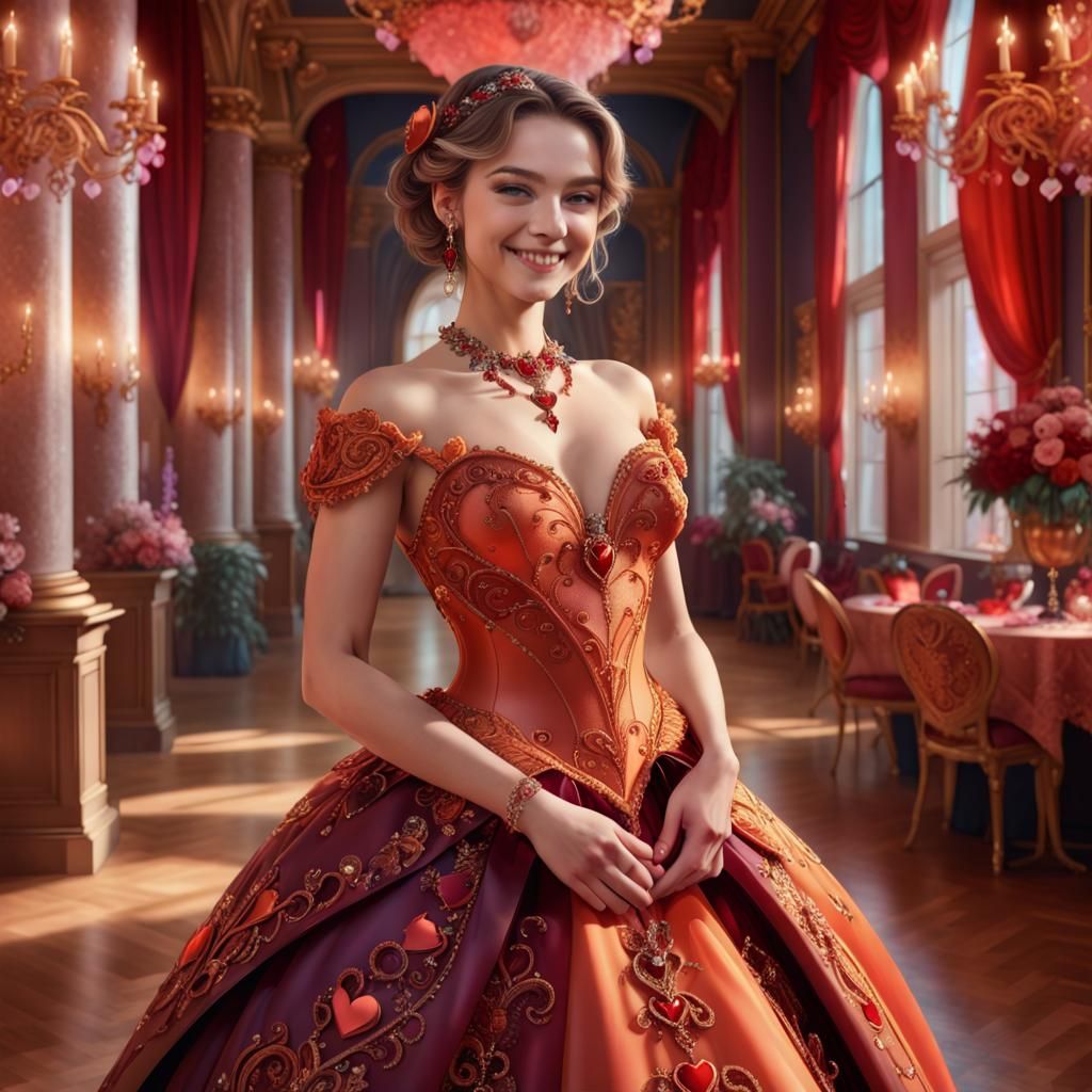 Ginevra attends a Renaissance Valentine Ball - AI Generated Artwork - NightCafe Creator