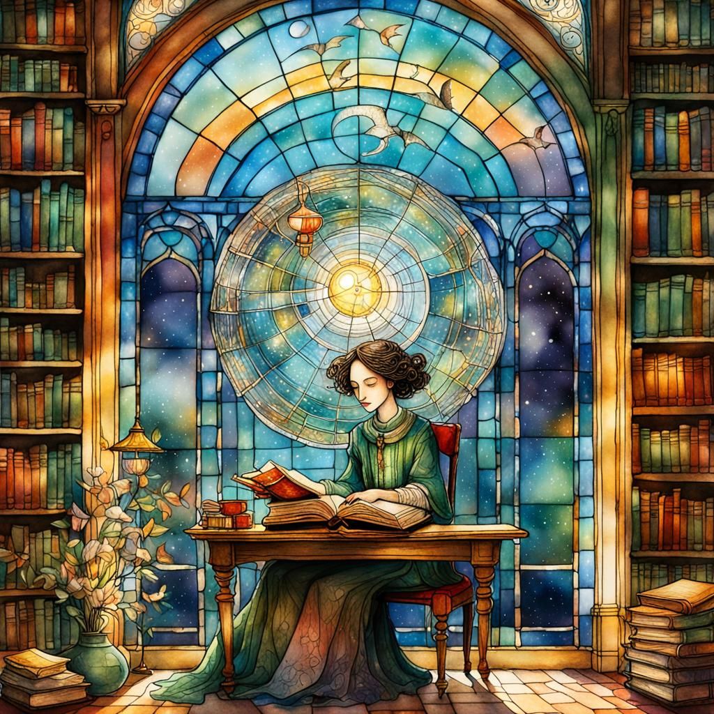 Librarian - AI Generated Artwork - NightCafe Creator