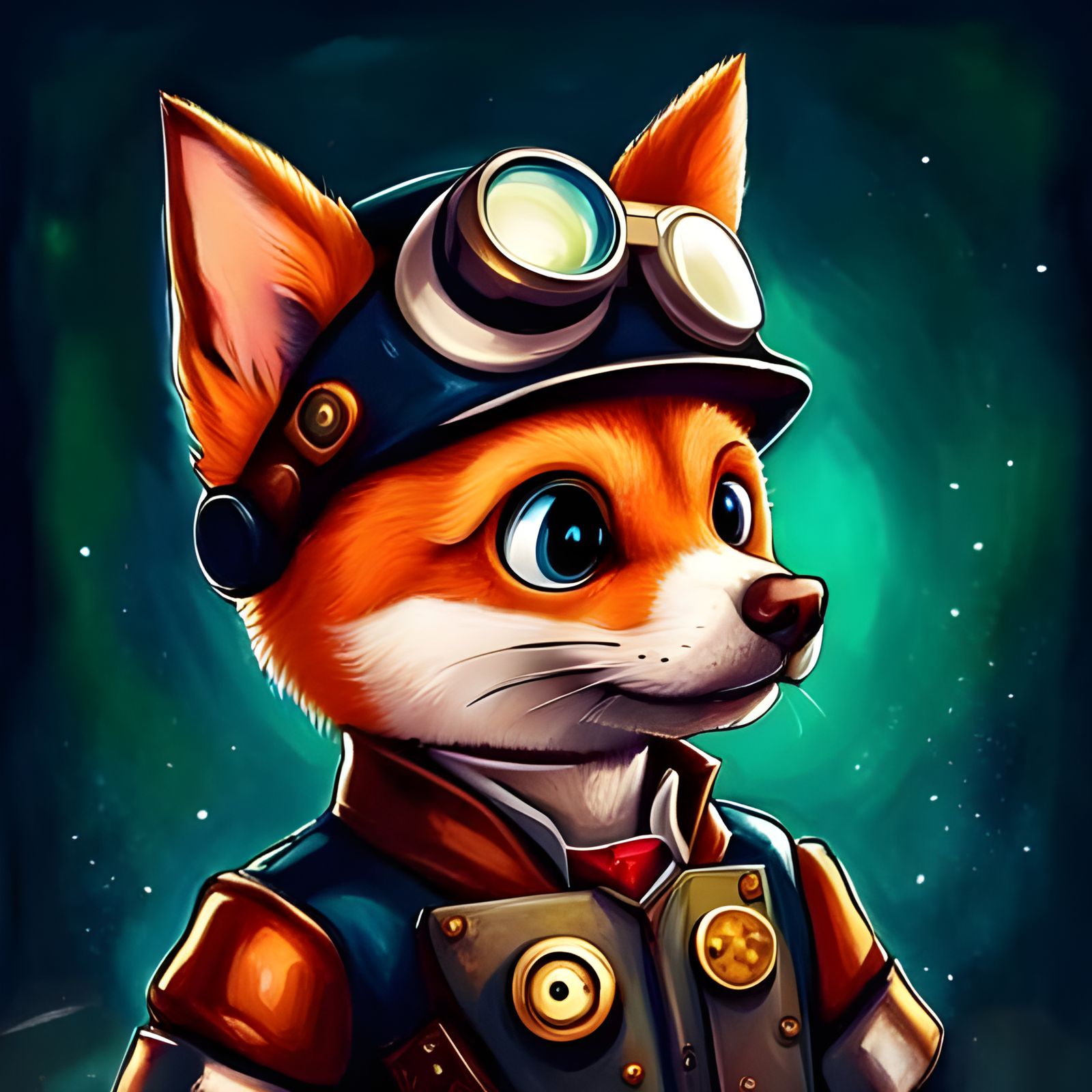 SteamFox StarPunk - AI Generated Artwork - NightCafe Creator