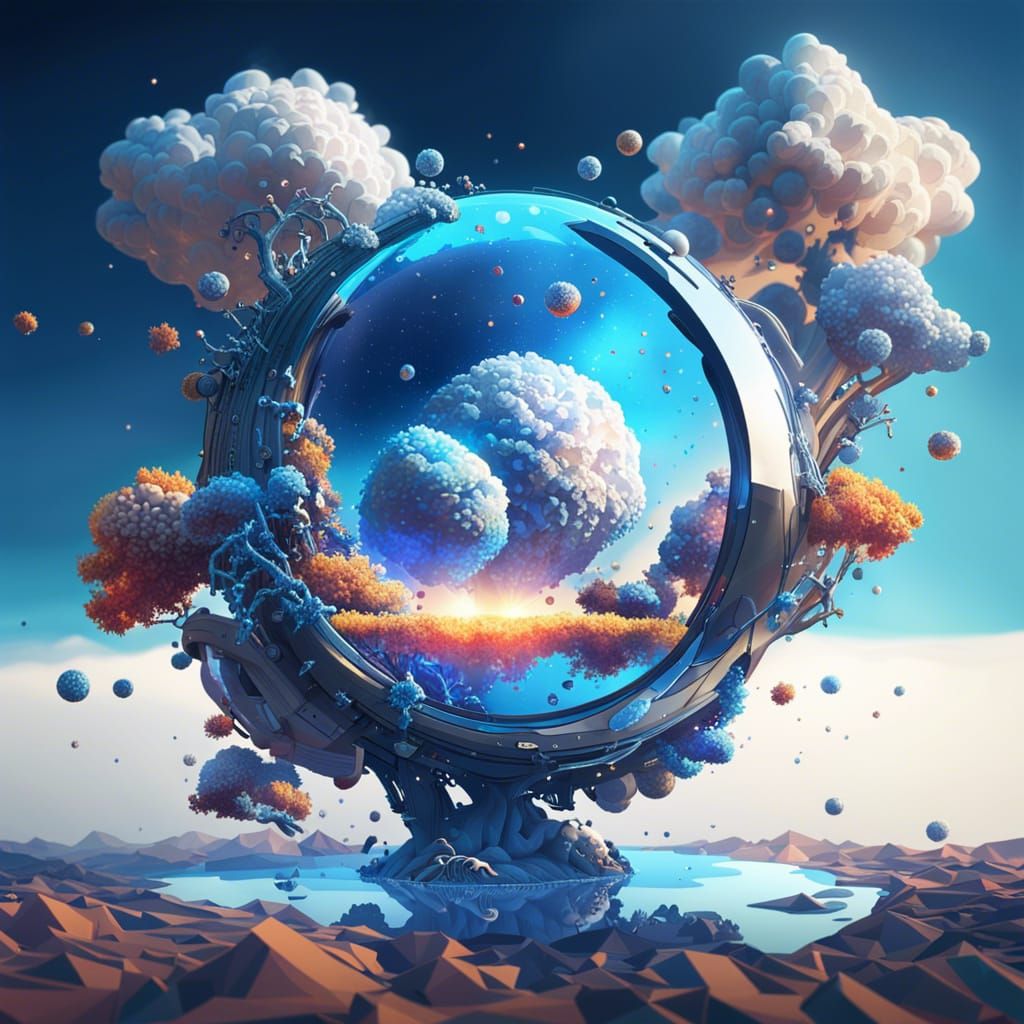 Explosion - AI Generated Artwork - NightCafe Creator