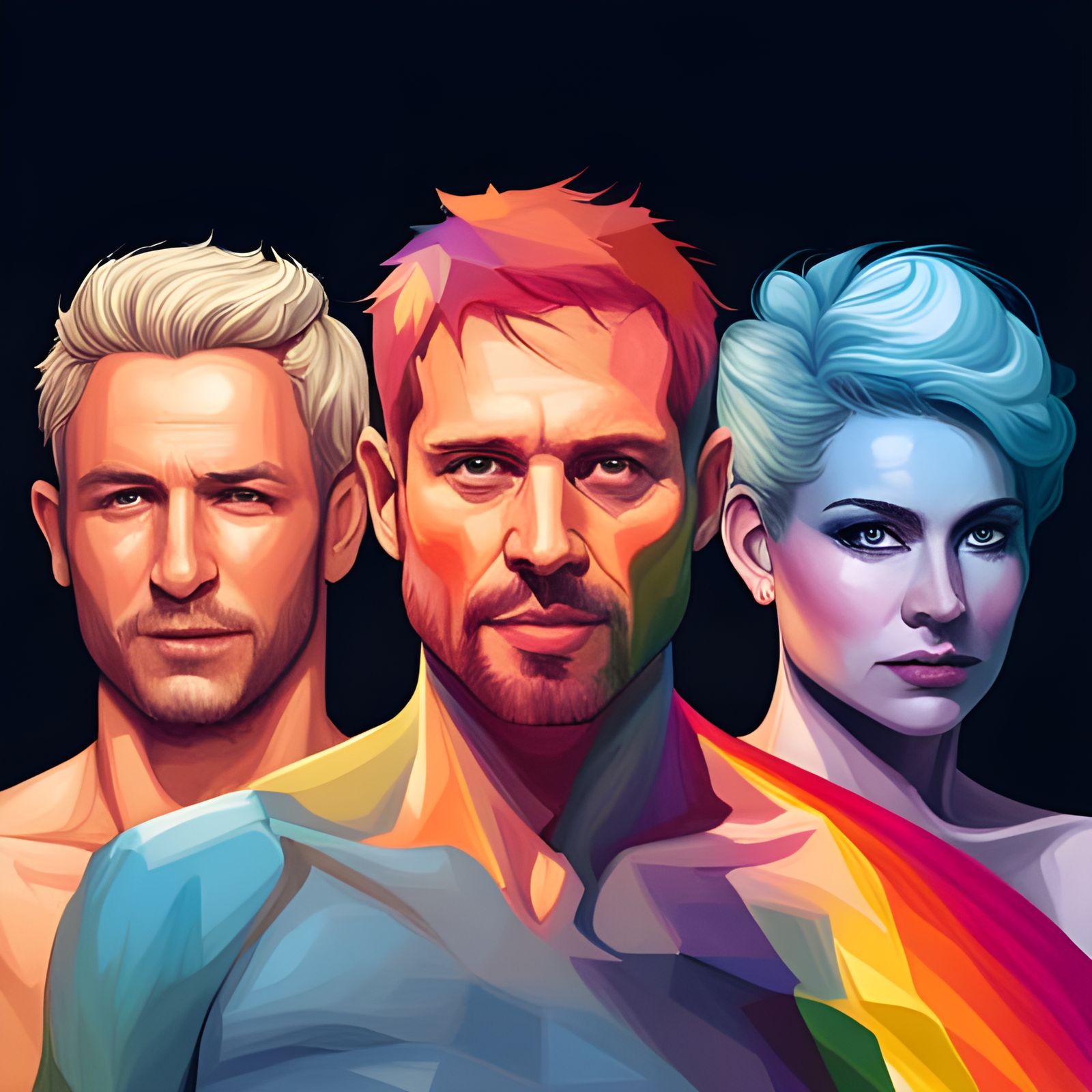 Rainbow Reflections 🌈 Love is love - AI Generated Artwork - NightCafe ...