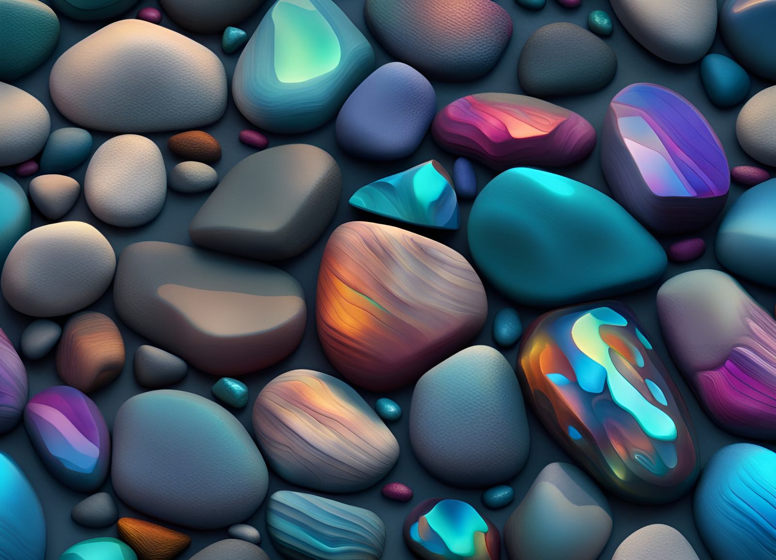 stones with texture joined together, hyperdetailed color gradient ...