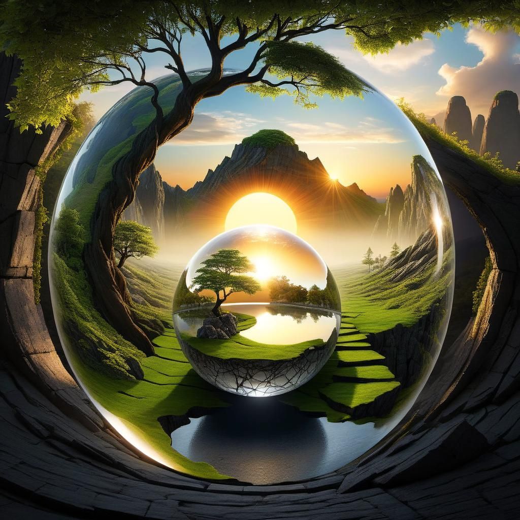 Gaze Into Infinity - AI Generated Artwork - NightCafe Creator