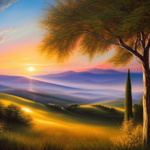 Sunset - AI Generated Artwork - NightCafe Creator