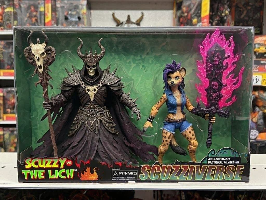 "Scuzzy vs. The Lich" Playset - Epic Sorcery Explosions in P...