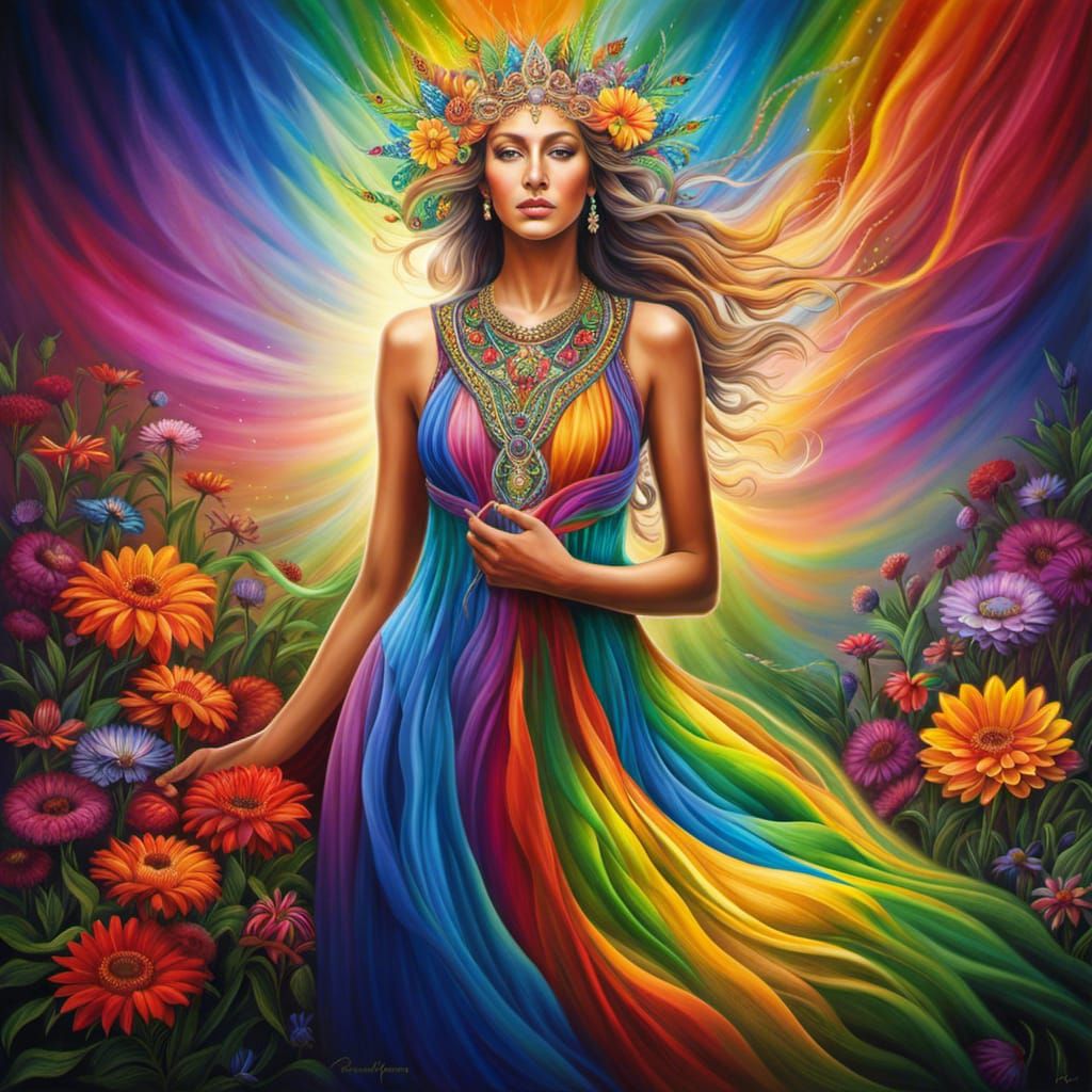 Iris Arrives - AI Generated Artwork - NightCafe Creator