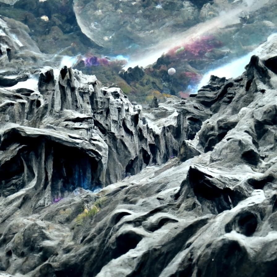 Cosmic cliffs - AI Generated Artwork - NightCafe Creator